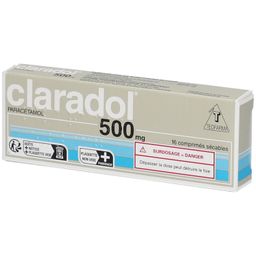 Claradol® Paracétamol 500 mg 16 pc(s) - Redcare Pharmacie