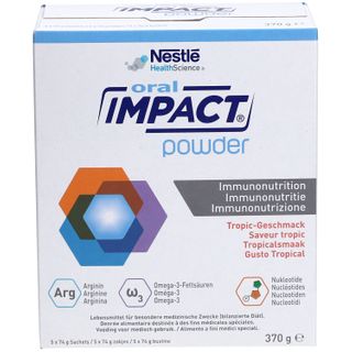 NESTLE Oral Impact® Powder Immunonutrition saveur Tropical 74 g ...
