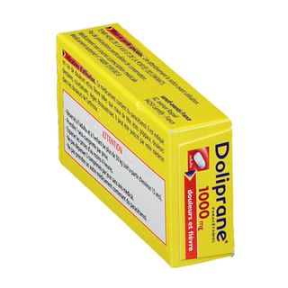 Doliprane® Paracétamol 1000 mg 8 pc(s) - Redcare Pharmacie