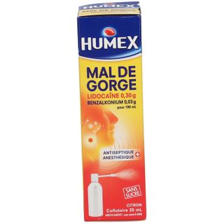 Humex Mal de Gorge s/s 35 ml - Redcare Pharmacie
