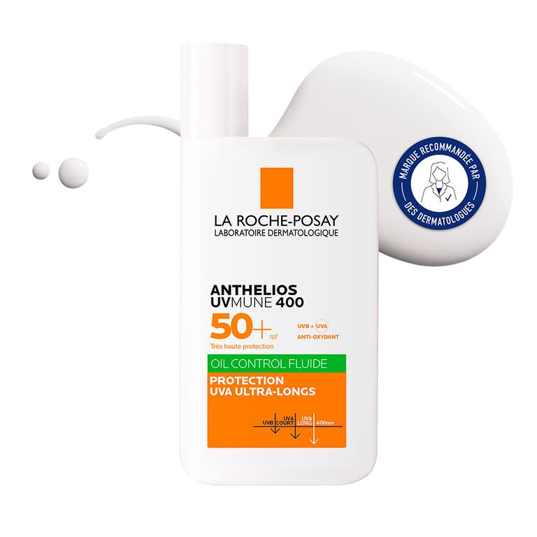 La Roche Posay Anthelios UVmune 400 Fluide Matifiant Oil Control SPF50 ...