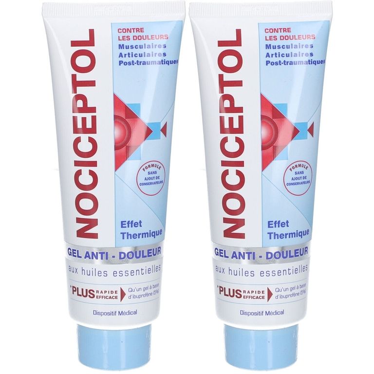 NOCICEPTOL Gel Anti-Douleur 2x120 ml - Redcare Pharmacie