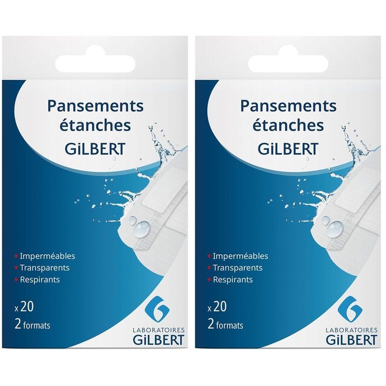 Gilbert pansement étanche 2x20 pc(s) - Redcare Pharmacie
