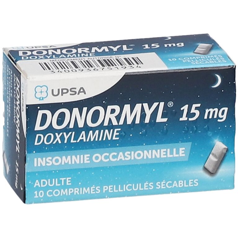DONORMYL 15mg, comprimé pelliculé sécable 10 pc(s) - Redcare Pharmacie