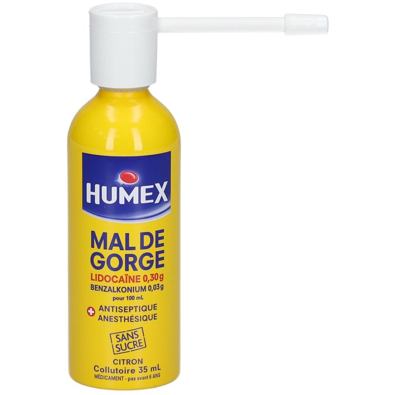 Humex Mal de Gorge s/s 35 ml - Redcare Pharmacie