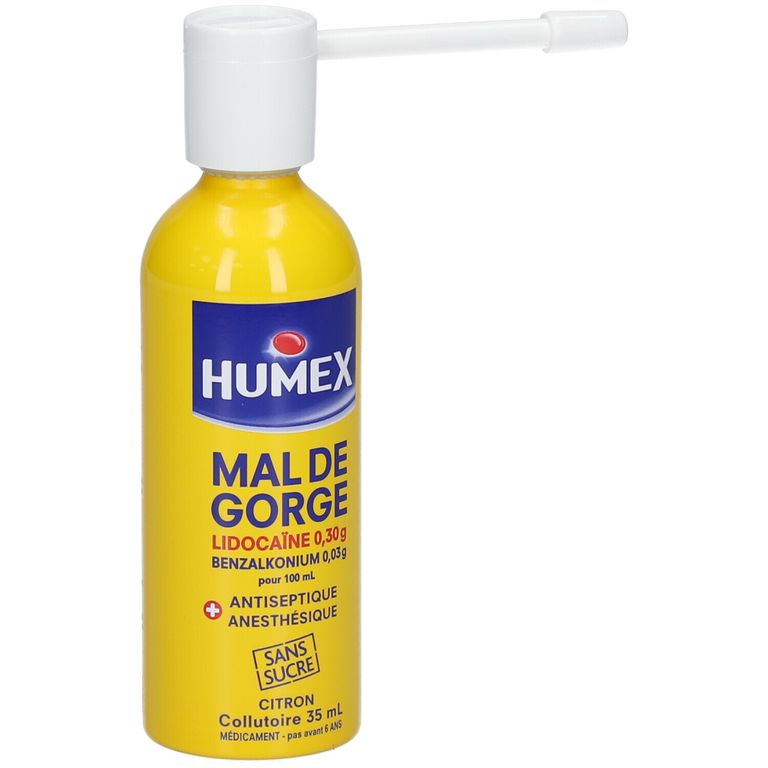 Humex Mal de Gorge s/s 35 ml - Redcare Pharmacie