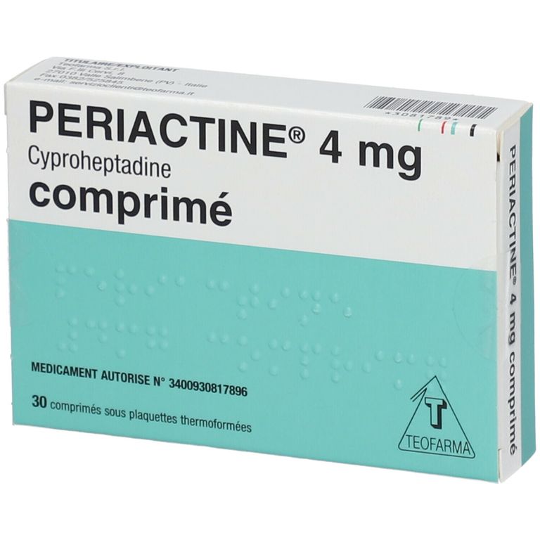 Periactine® 4 mg 30 pc(s) - Redcare Pharmacie