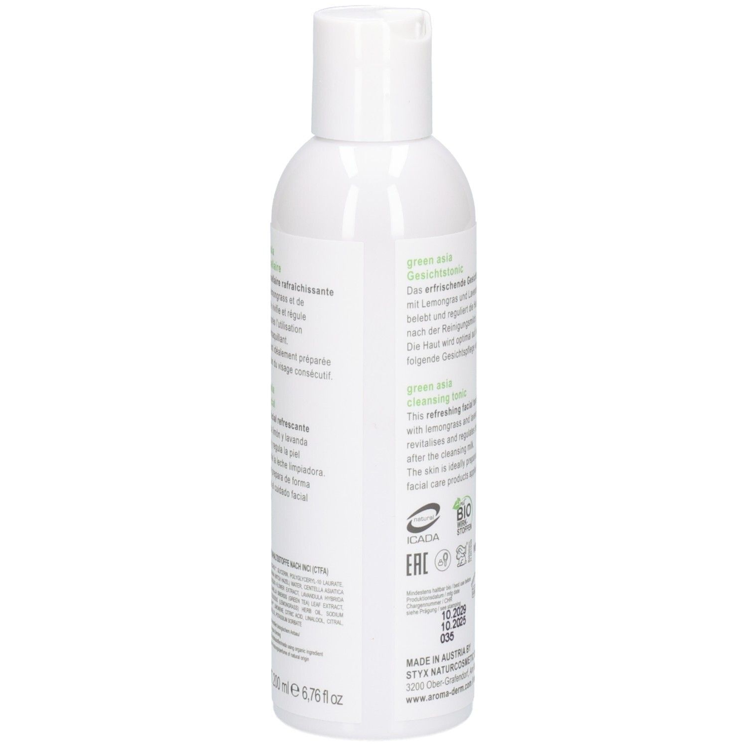 STYX AROMADERM Green Asia Tonique pour le visage 200 ml - Redcare Pharmacie