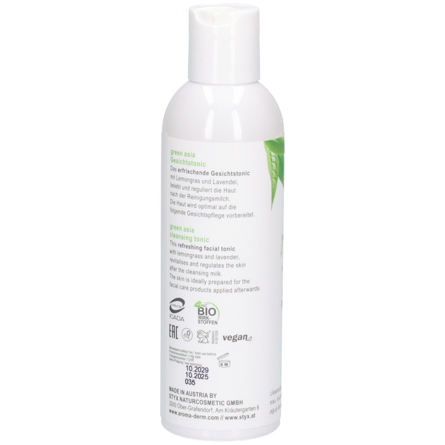 STYX AROMADERM Green Asia Tonique pour le visage 200 ml - Redcare Pharmacie