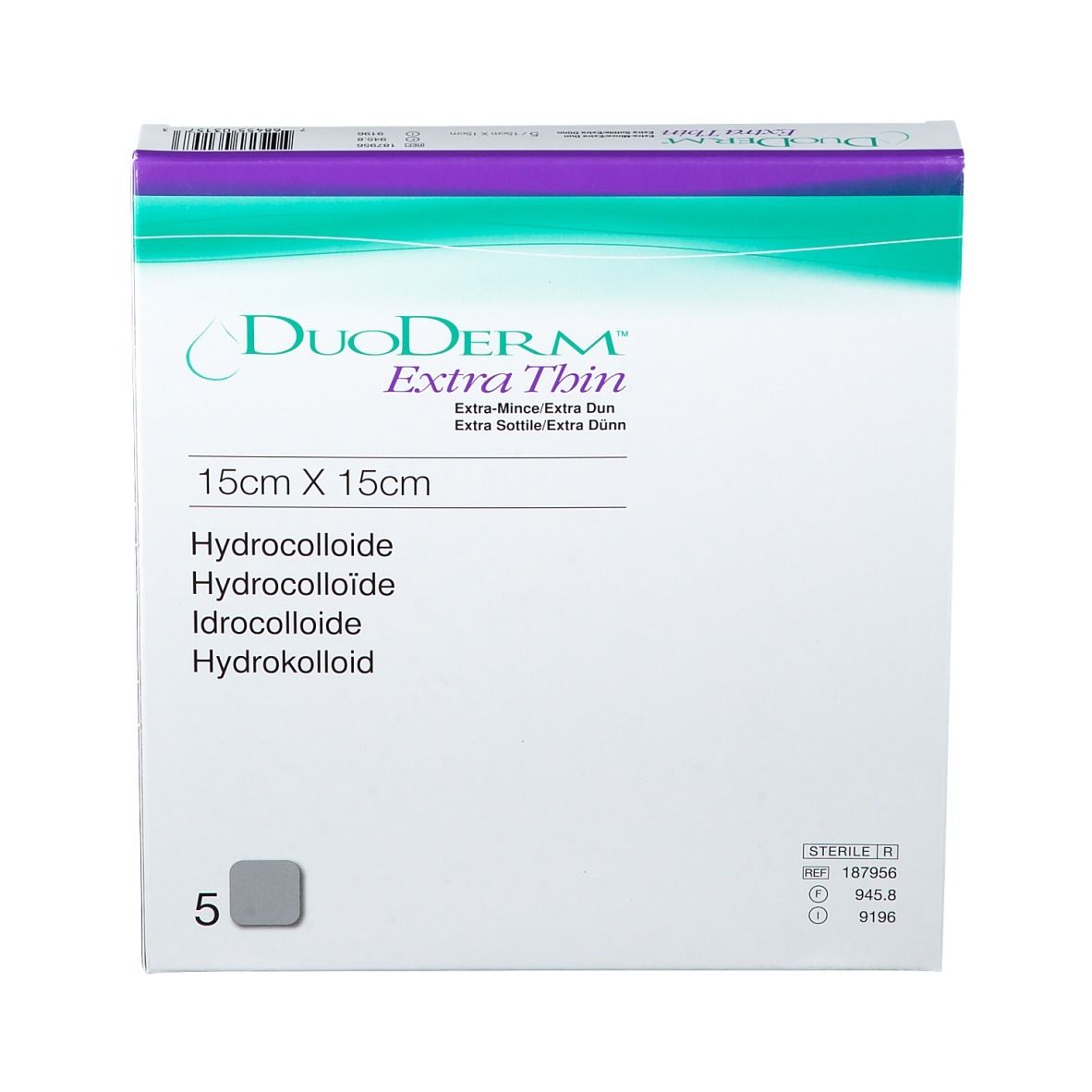 ConvaTec DuoDERM® Extra-Mince 15 cm x 15 cm 5 pc(s) - Redcare Pharmacie