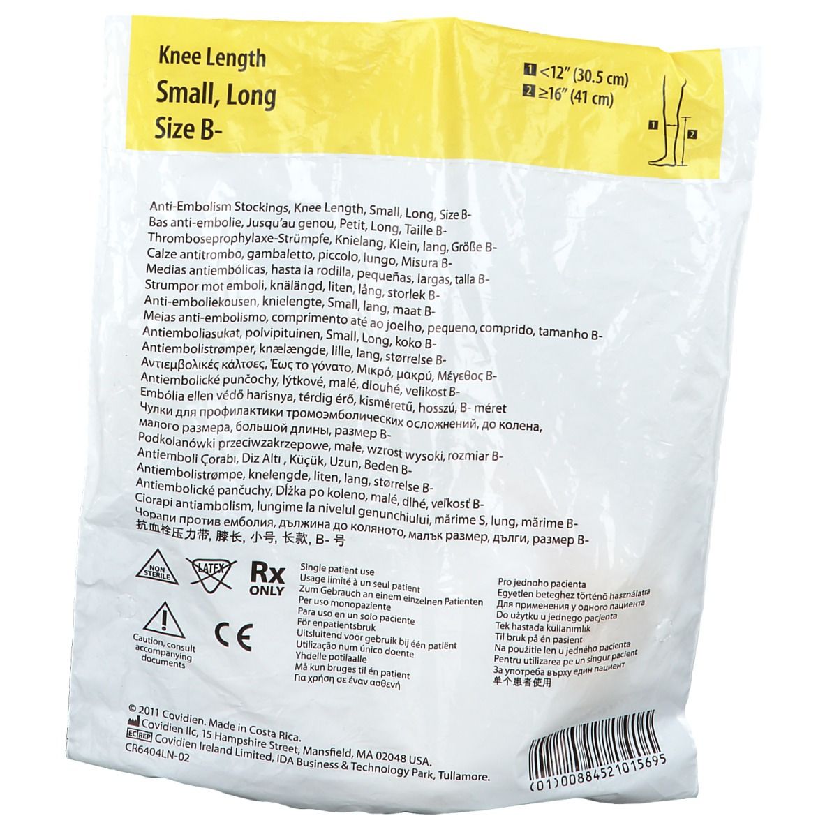 Ted Bas Genou 73390 S Xlong Blanc 1 pc(s) - Redcare Pharmacie