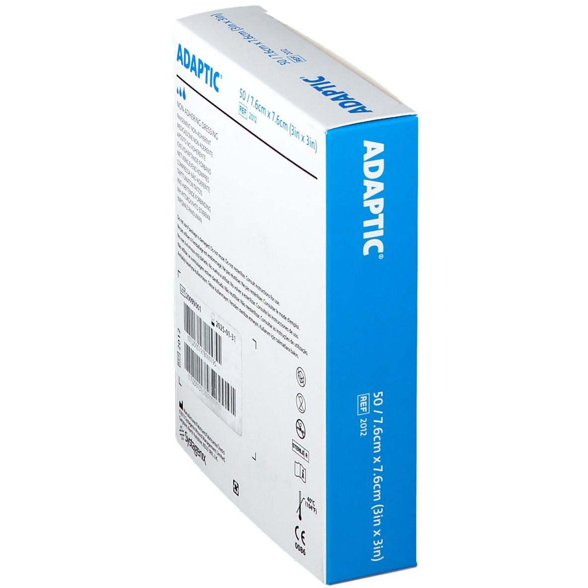 Adaptic 7,6x7,6cm 2012de 50 pc(s) - Redcare Pharmacie