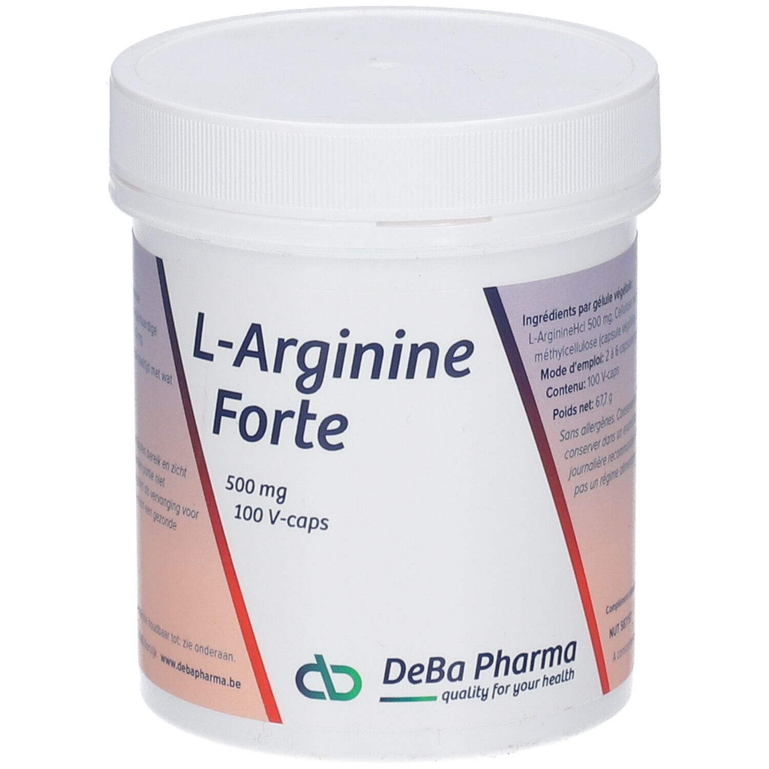 Deba L-Arginine Forte 500mg 100 pc(s) - Redcare Pharmacie