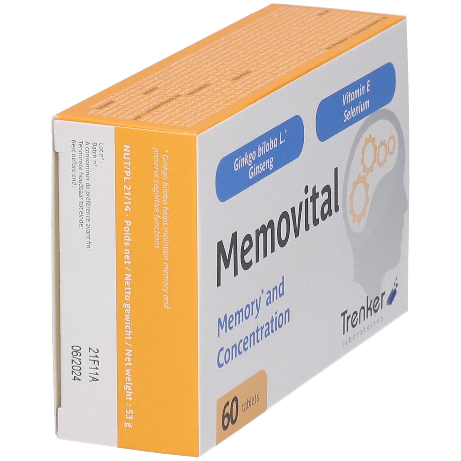 Memovital 60 pc(s) - Redcare Pharmacie