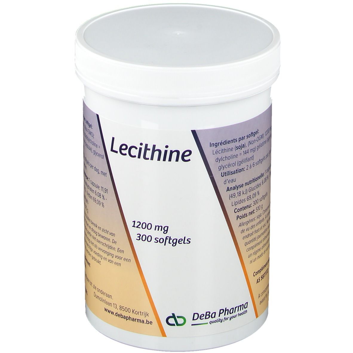 Deba Lecithine 1200 mg 300 pc(s) - Redcare Pharmacie