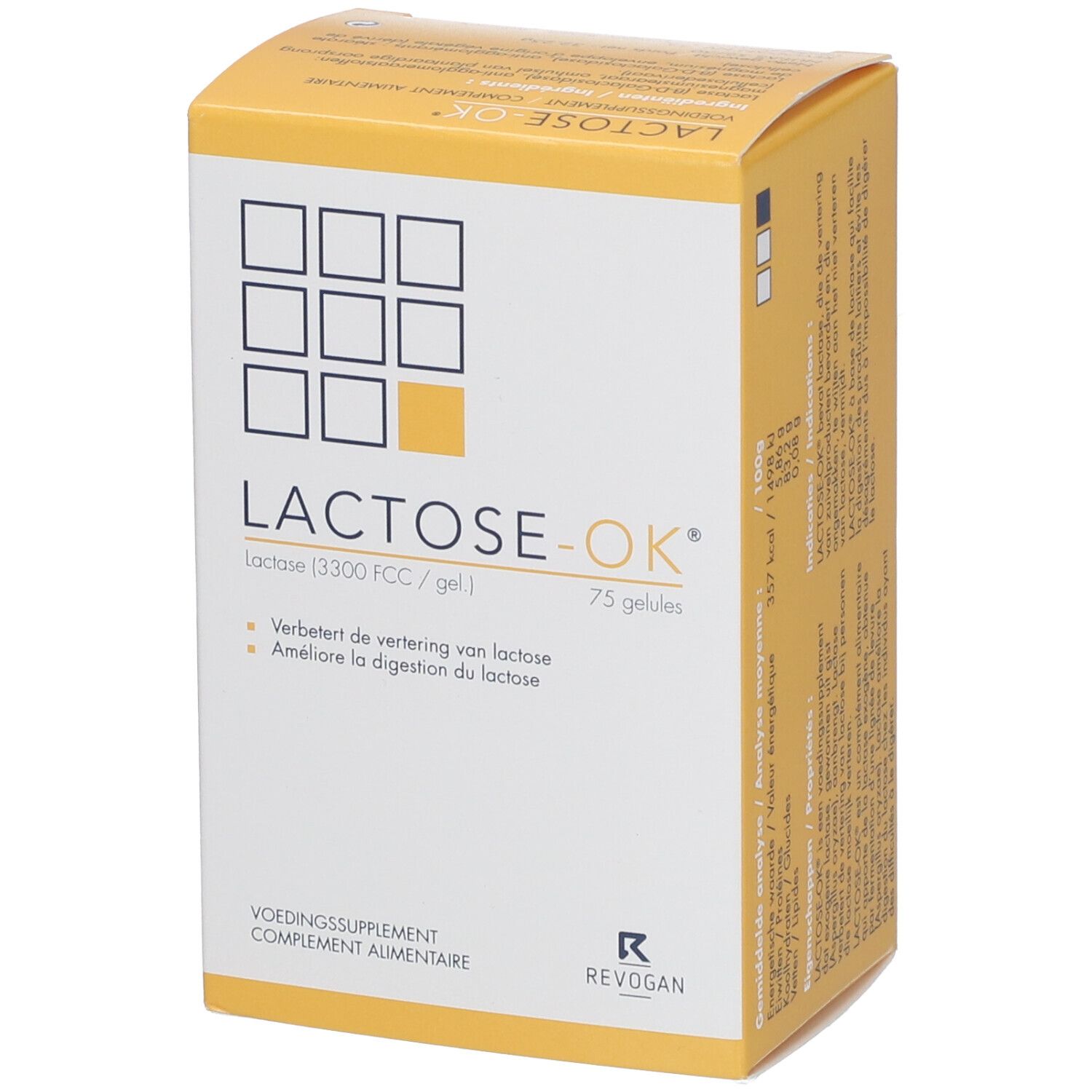 LACTOSE-OK Lactase 353 mg 75 pc(s) - Redcare Pharmacie