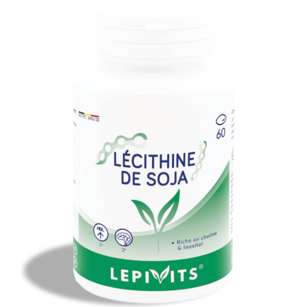 Lepivits Soya Lecithine 1200Mg 60 pc(s) - Redcare Pharmacie