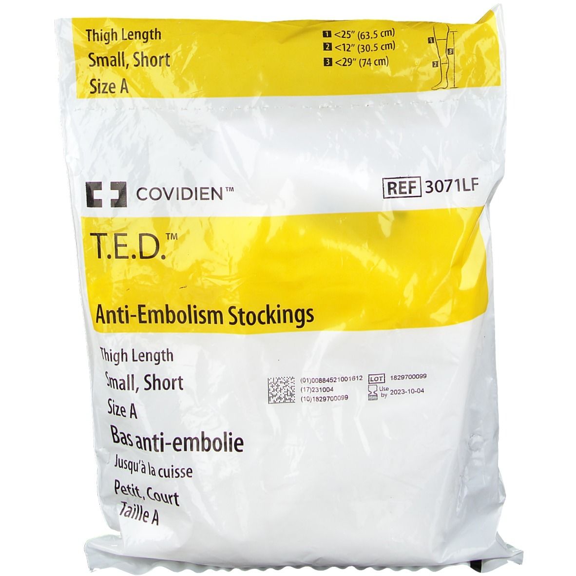 Covidien™ T.E.D™ Bas anti-embolie court 1 pc(s) - Redcare Pharmacie