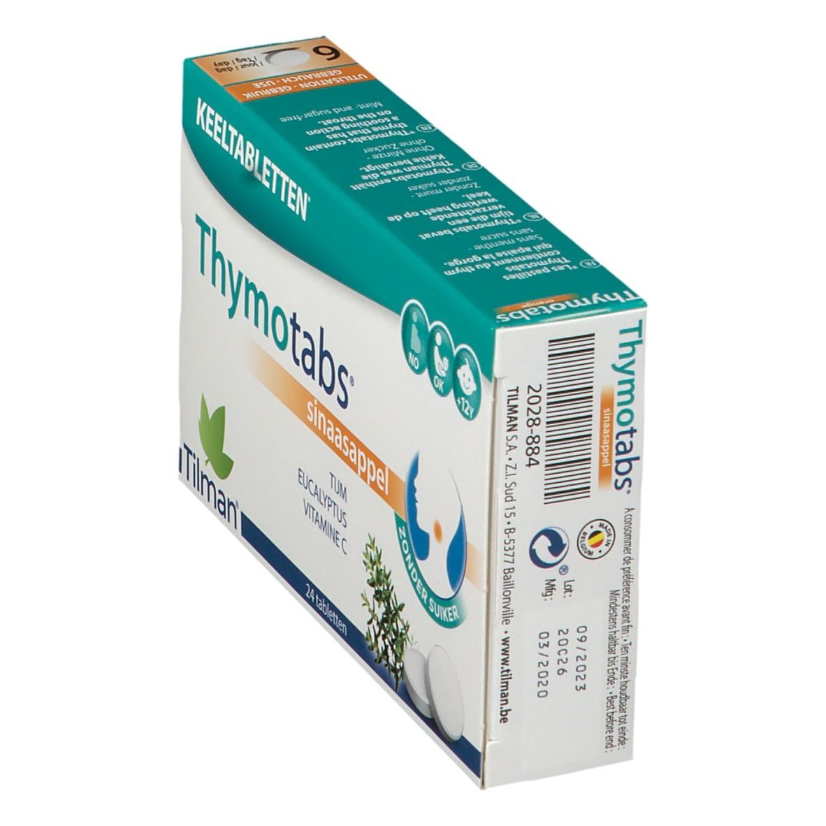Thymotabs Orange 20 pc(s) - Redcare Pharmacie