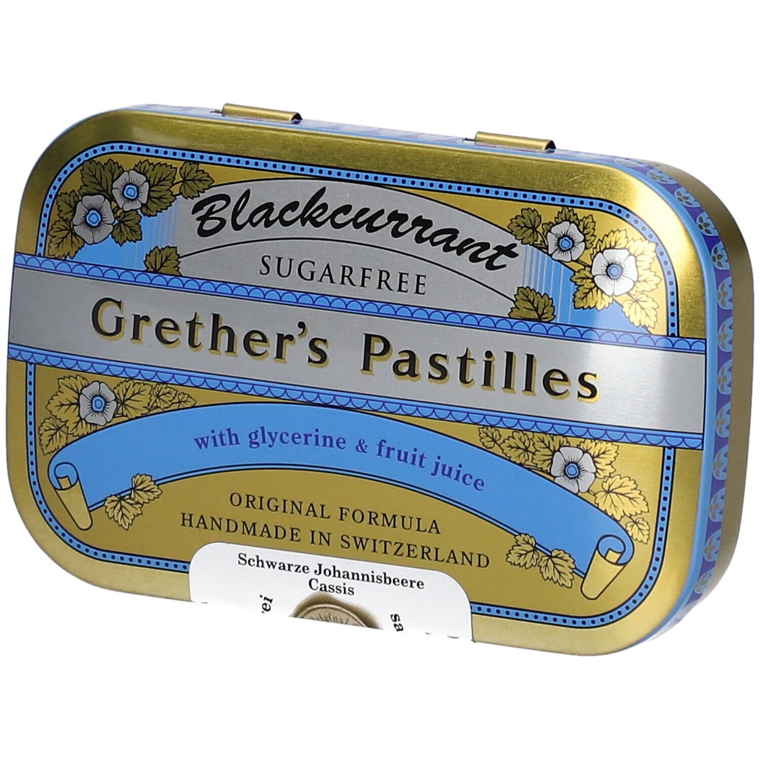 GRETHER'S PASTILLES Cassis sans sucre 60 g - Redcare Pharmacie