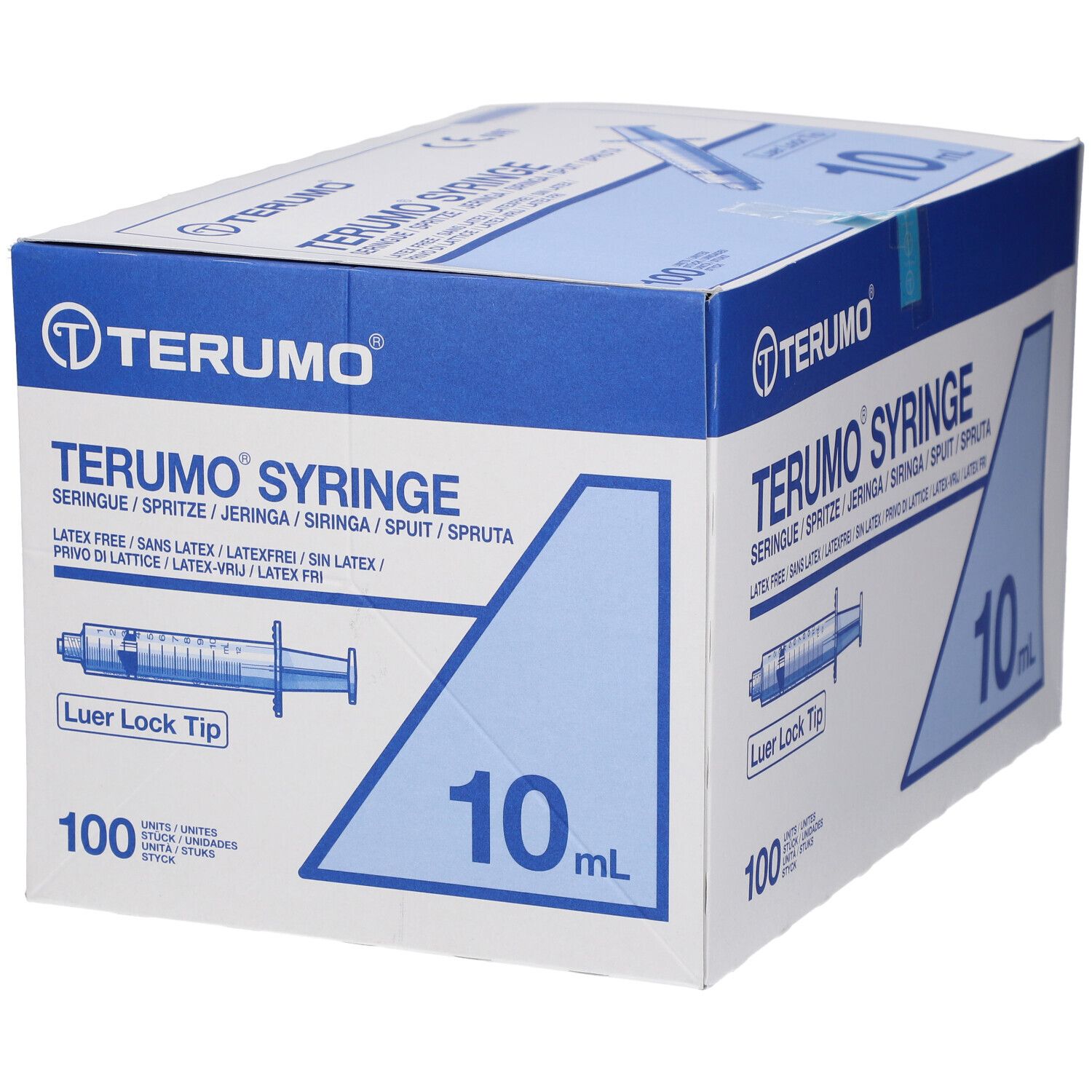 Terumo Luer Lock Serinque Jetable 10ml Sans Aiguille 100 pc(s) - Redcare Pharmacie