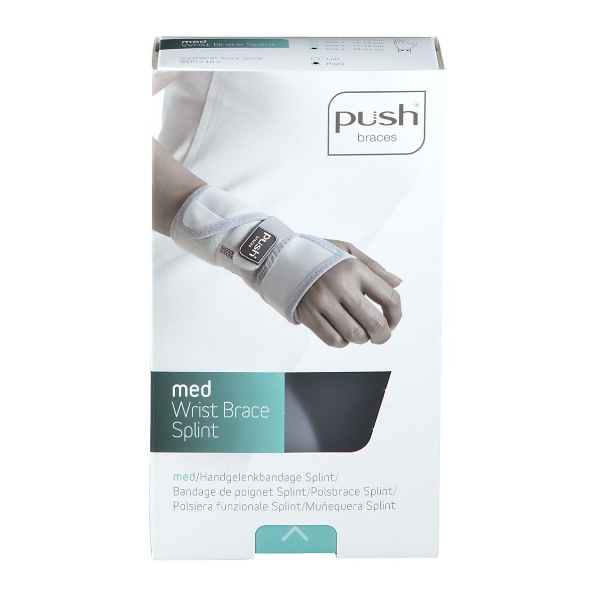 Push Med Bandage De Poignet Splint Droite 19-21cm T4 1 pc(s) - Redcare ...