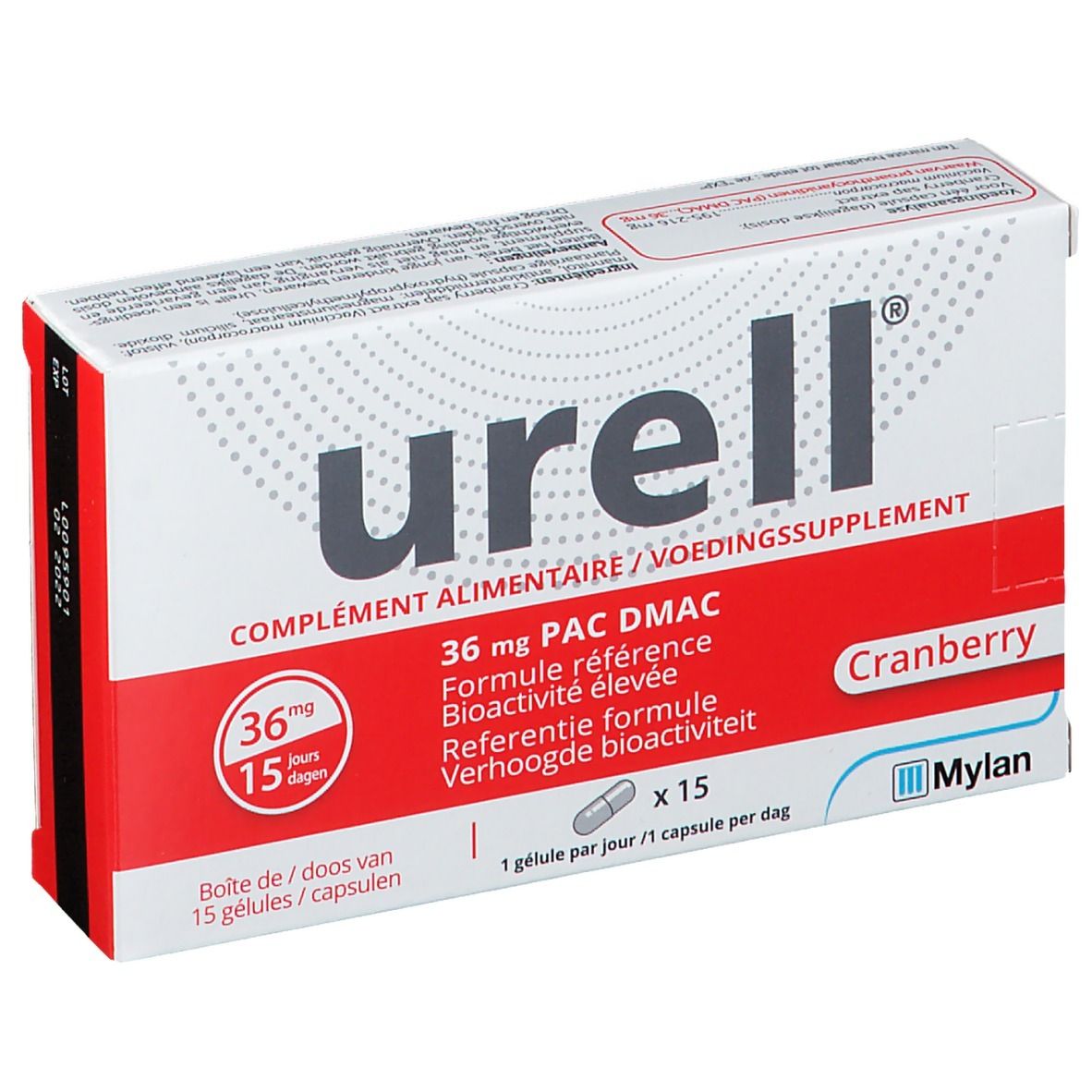 Urell® 36 mg PAC BL-DMAC 15 pc(s) - Redcare Pharmacie