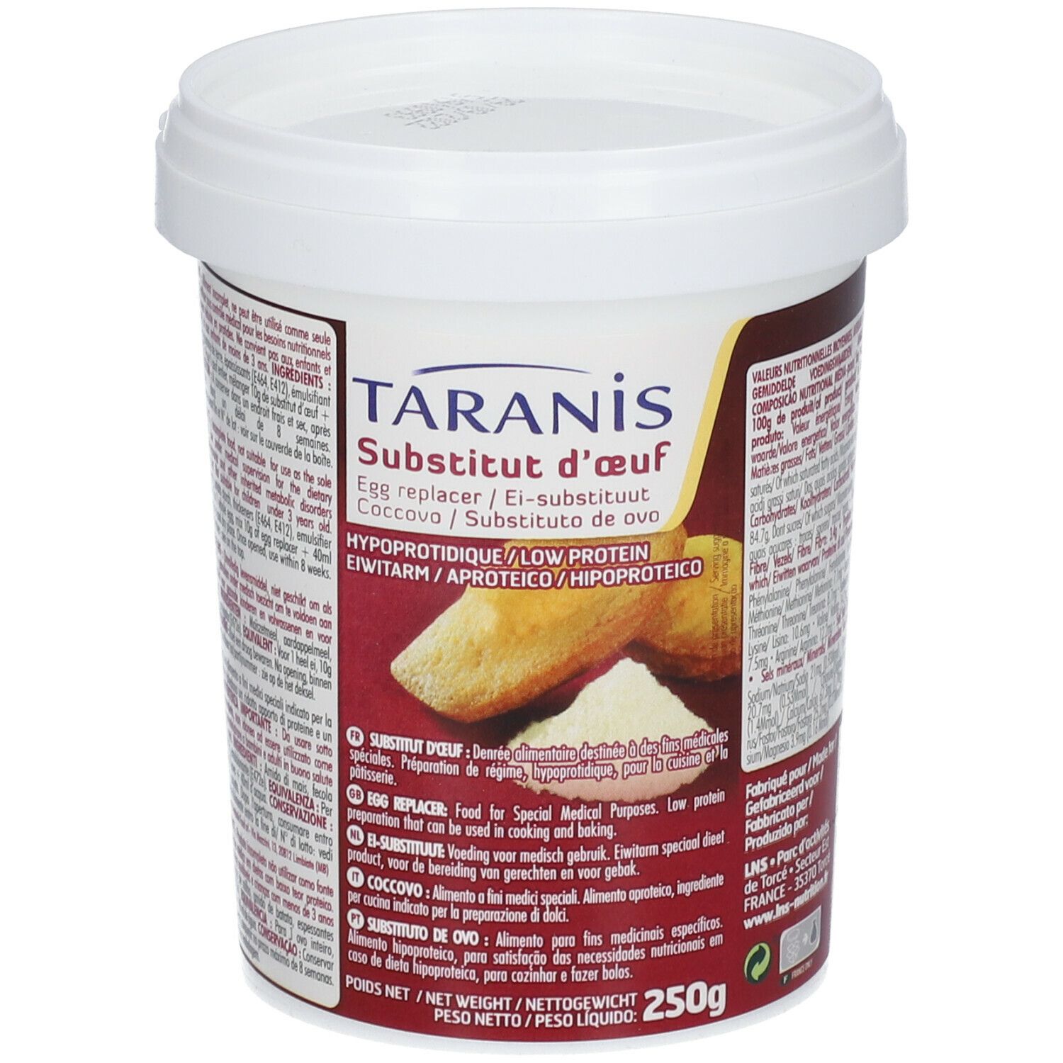 Taranis Substitut d'oeuf 250 g - Redcare Pharmacie