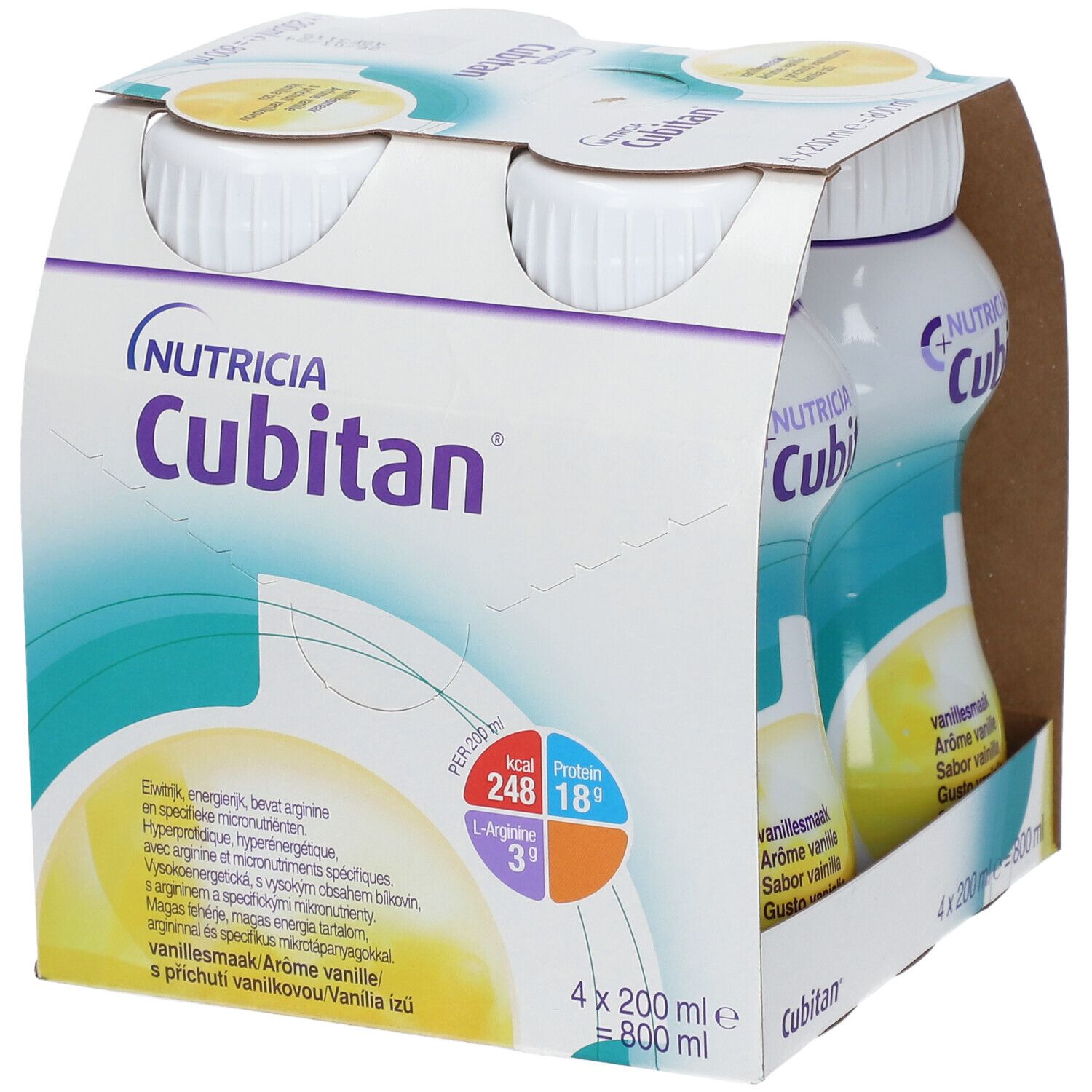 Cubitan Vanille 4x200 ml - Redcare Pharmacie
