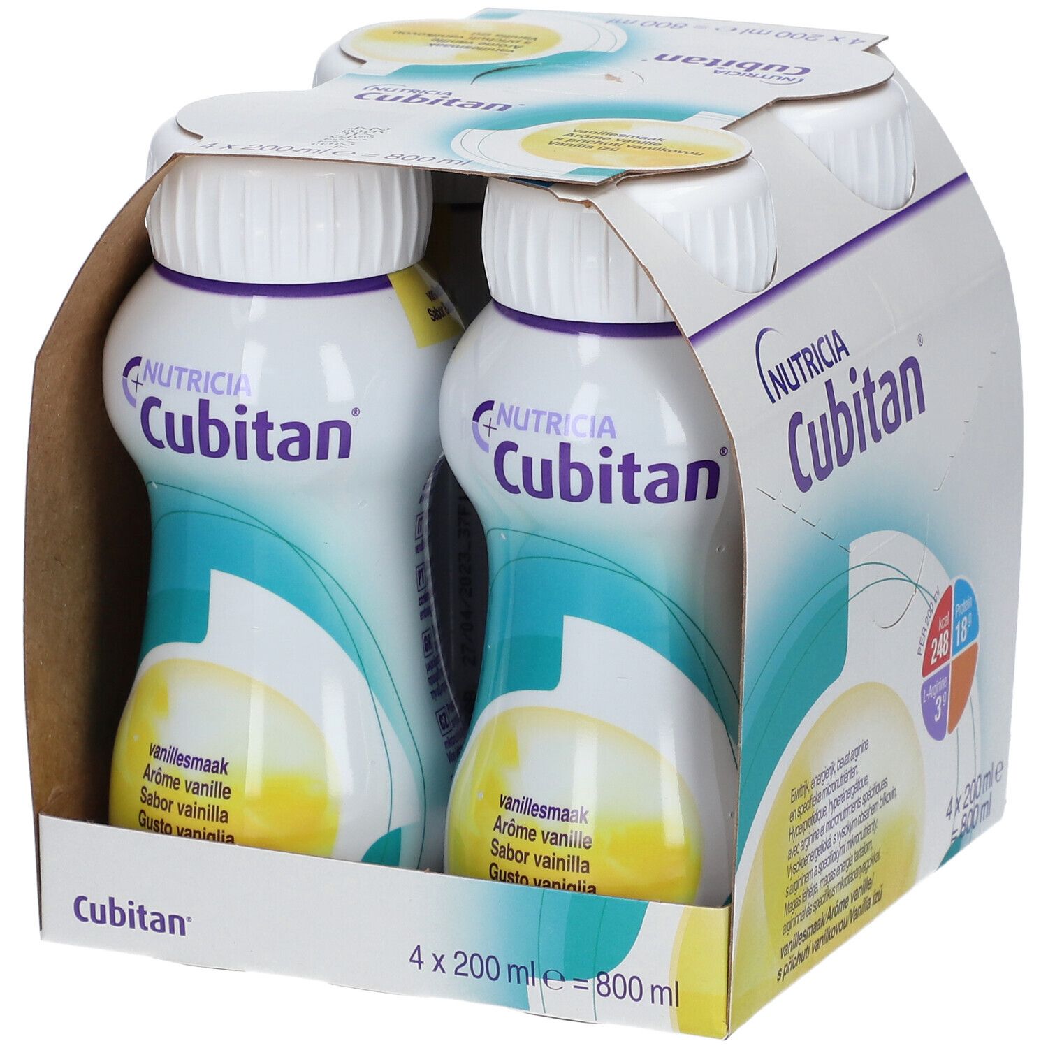 Cubitan Vanille 4x200 ml - Redcare Pharmacie