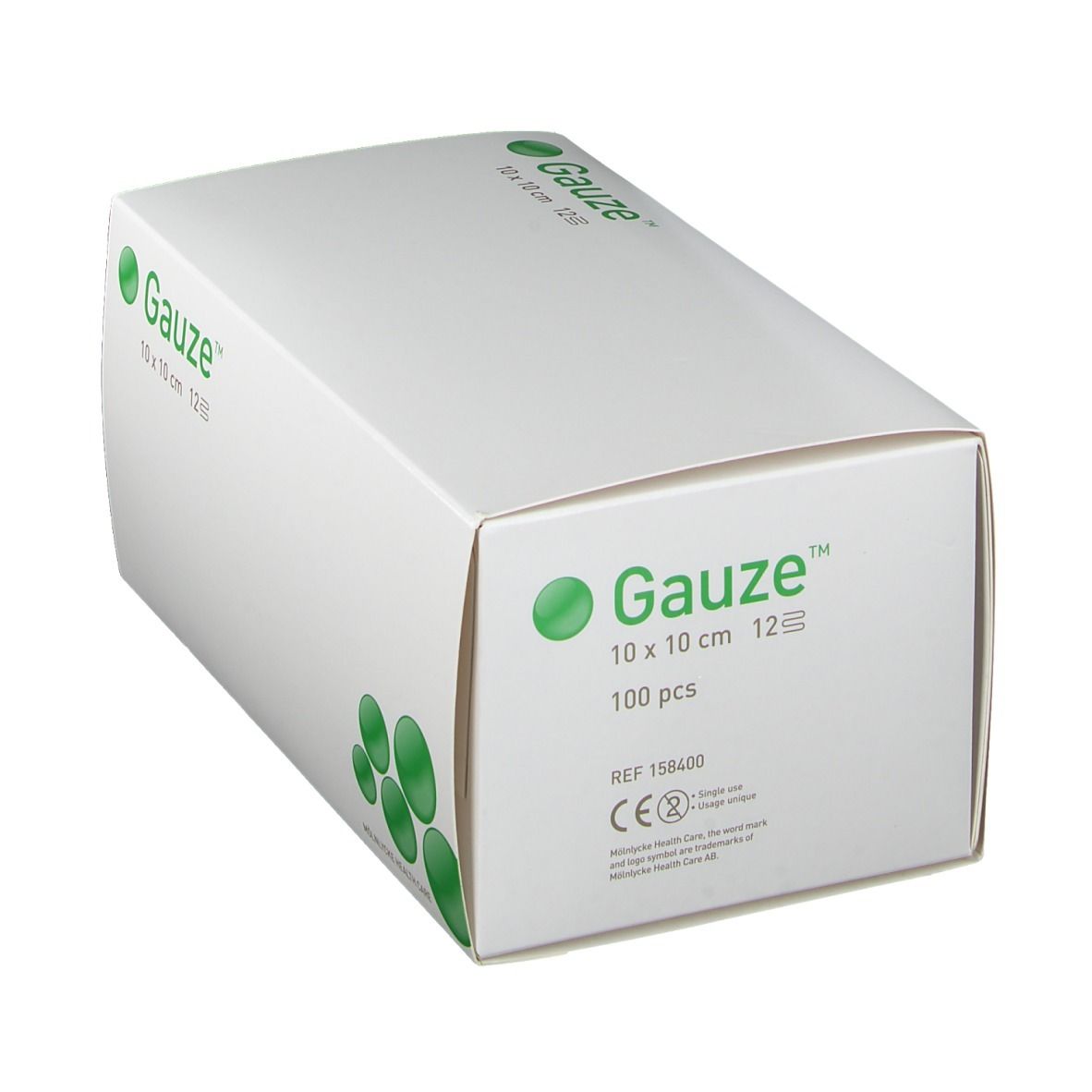 Molnlycke Gauze™ Compresses de gaze 8 couches 10 x 10 cm 100 pc(s ...