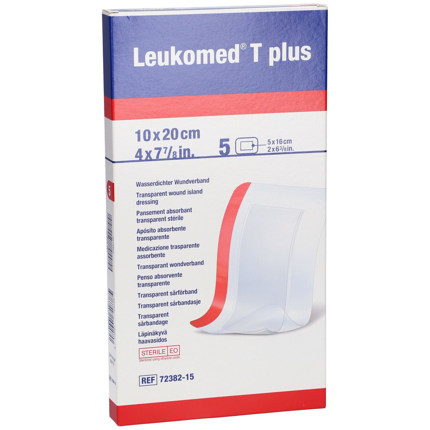 Leukomed T plus Pansement Stérile 10 x 20 cm 5 pc(s) - Redcare Pharmacie