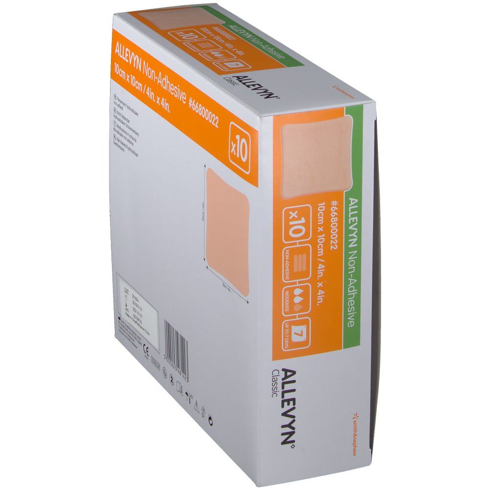 Allevyn® Non-Adhesive 10 x 10 cm 10 pc(s) - Redcare Pharmacie