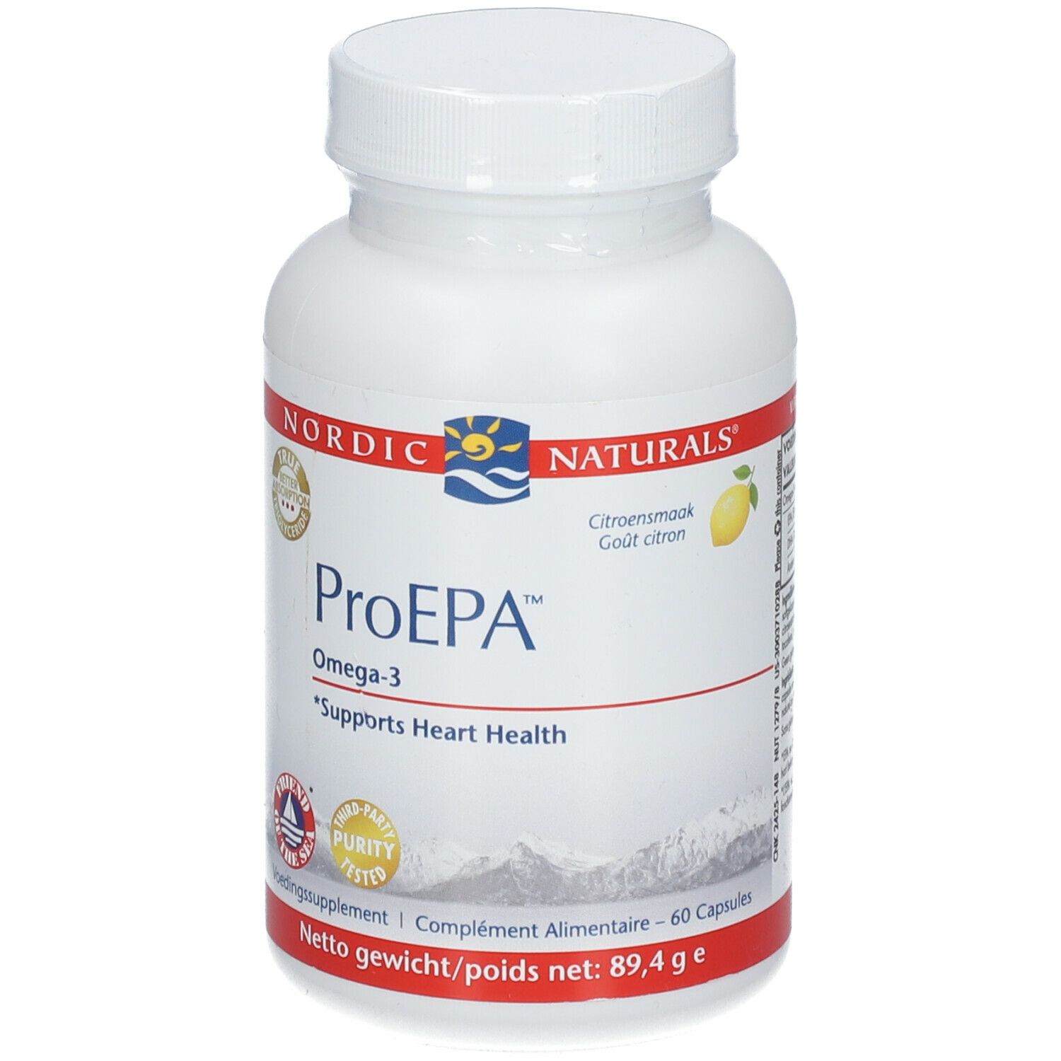 NORDIC NATURALS® ProEPA goût citron 60 pc(s) - Redcare Pharmacie