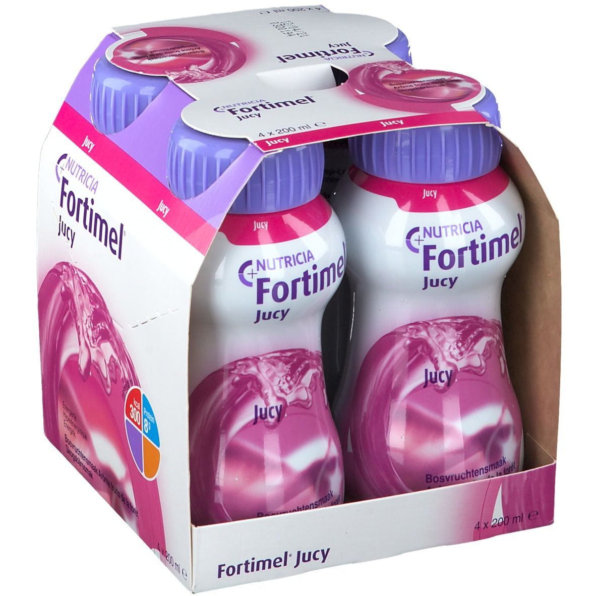 NUTRICIA Fortimel® Jucy Arôme fruits de la forêt 4x200 ml - Redcare ...
