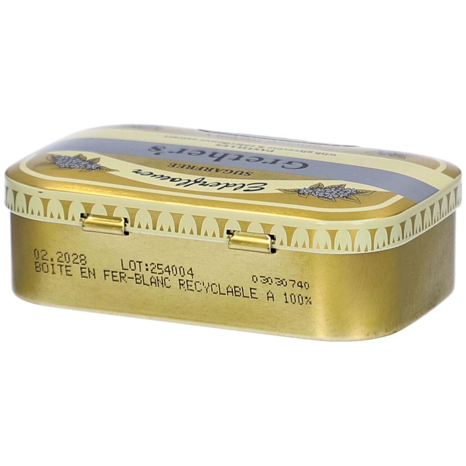 Grethers Pastilles Elderflower Sans Sucre 110 g - Redcare Pharmacie