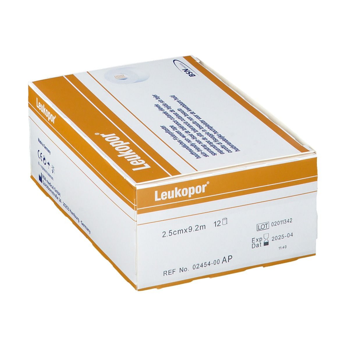 Leukopor® Sparadrap 2,50 cm x 9,2 m 12 pc(s) - Redcare Pharmacie
