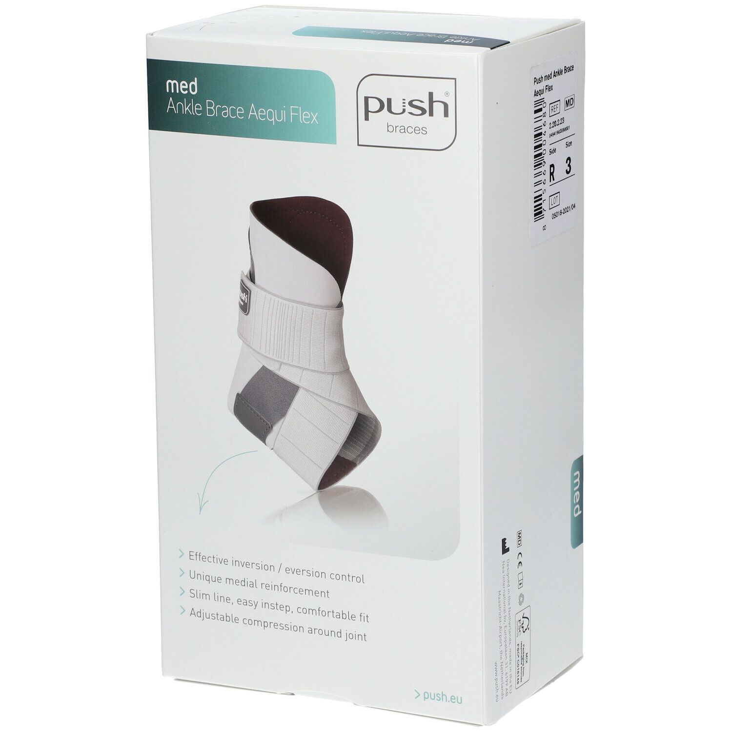 Push Orthèse de Cheville Med Aequi Flex Droite 34-40cm T3 1 pc(s ...