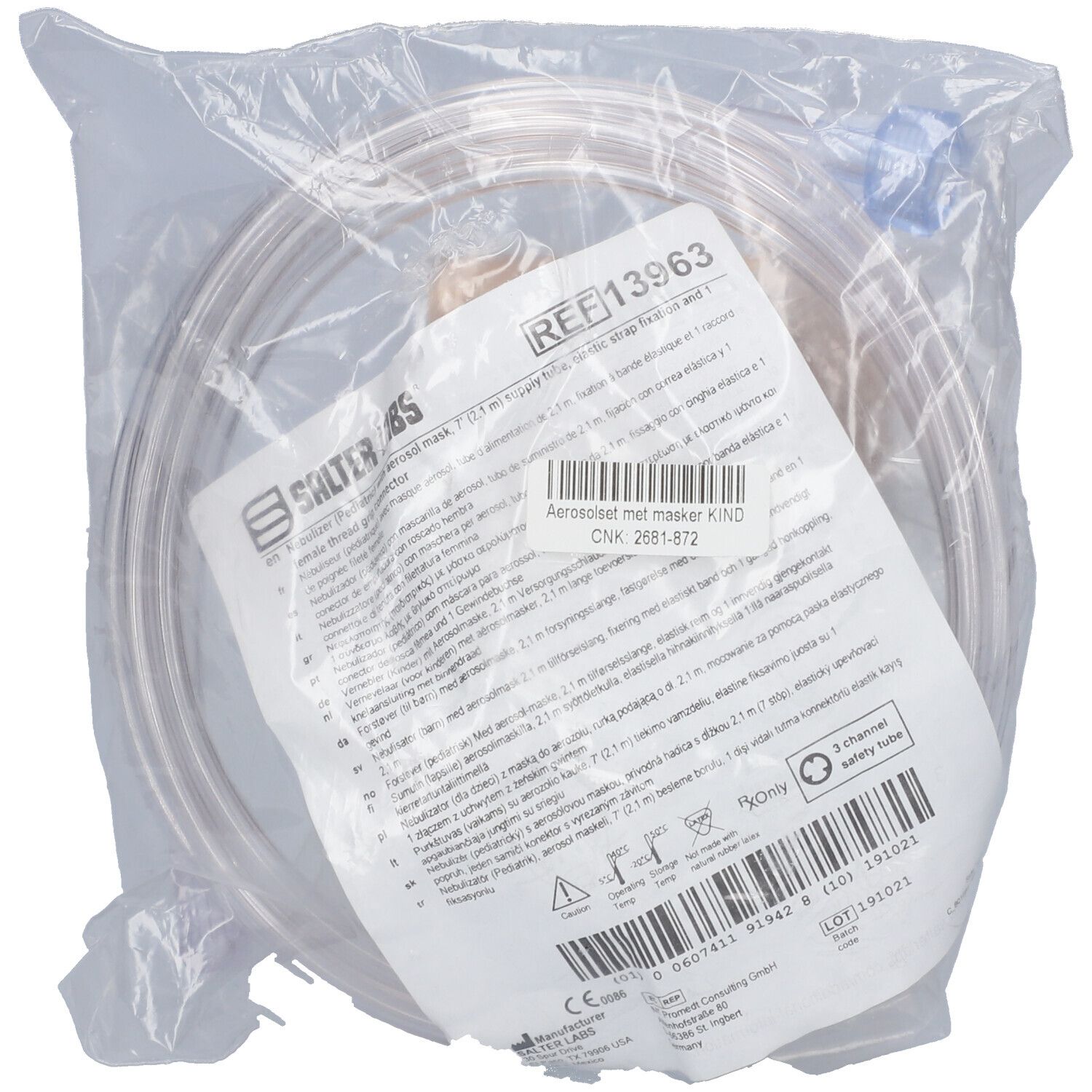 Set Nebulisation Avec Masque Enfant Henrotech 1 pc(s) - Redcare Pharmacie