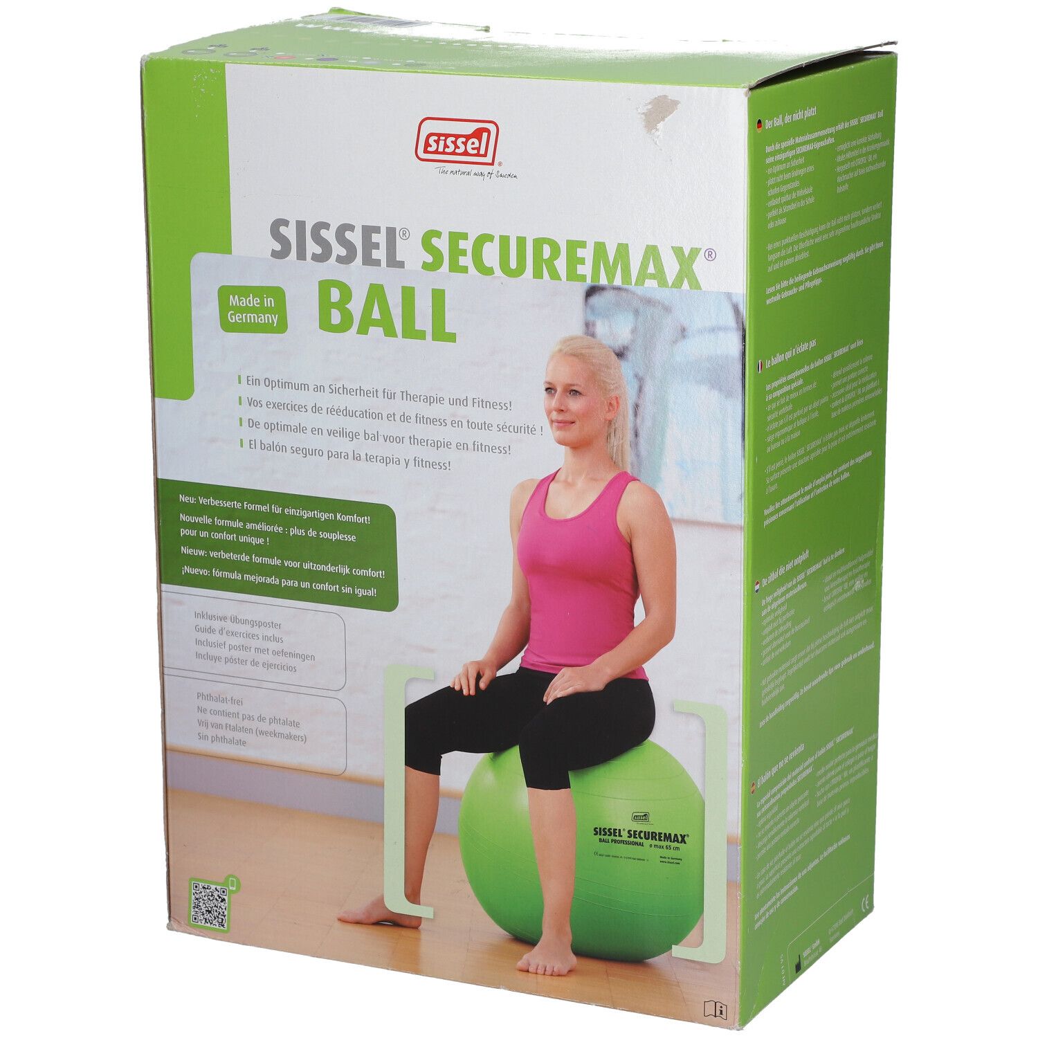 Sissel® Securemax Ball Ballon de Gymnastique Rouge 500 cm 1 pc(s ...