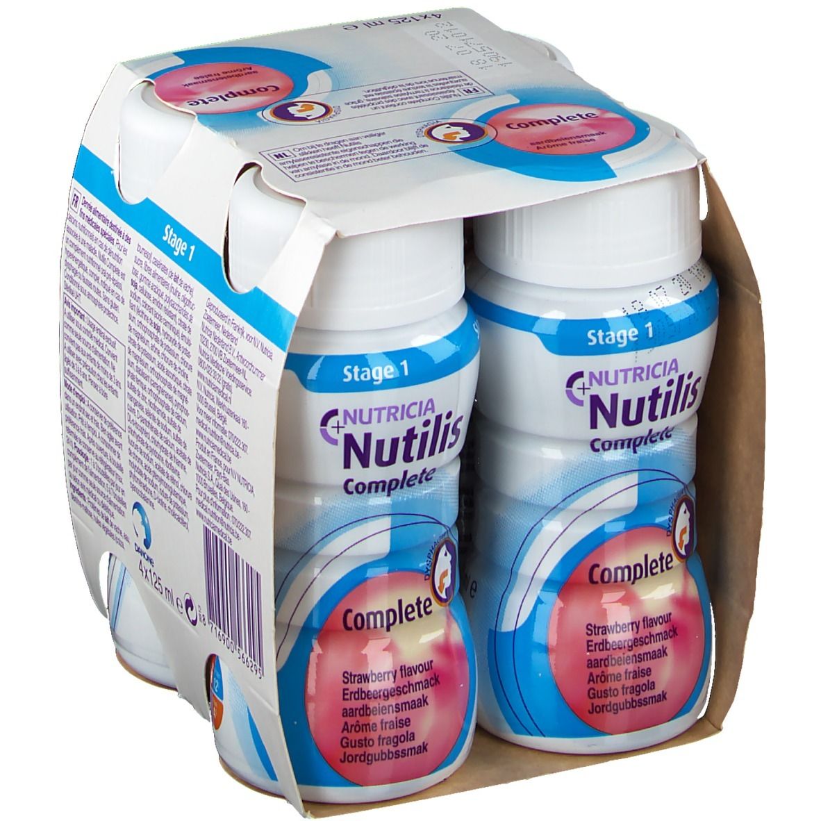 Nutricia Nutilis Complete Stage 1 Fraise 4x125 ml - Redcare Pharmacie