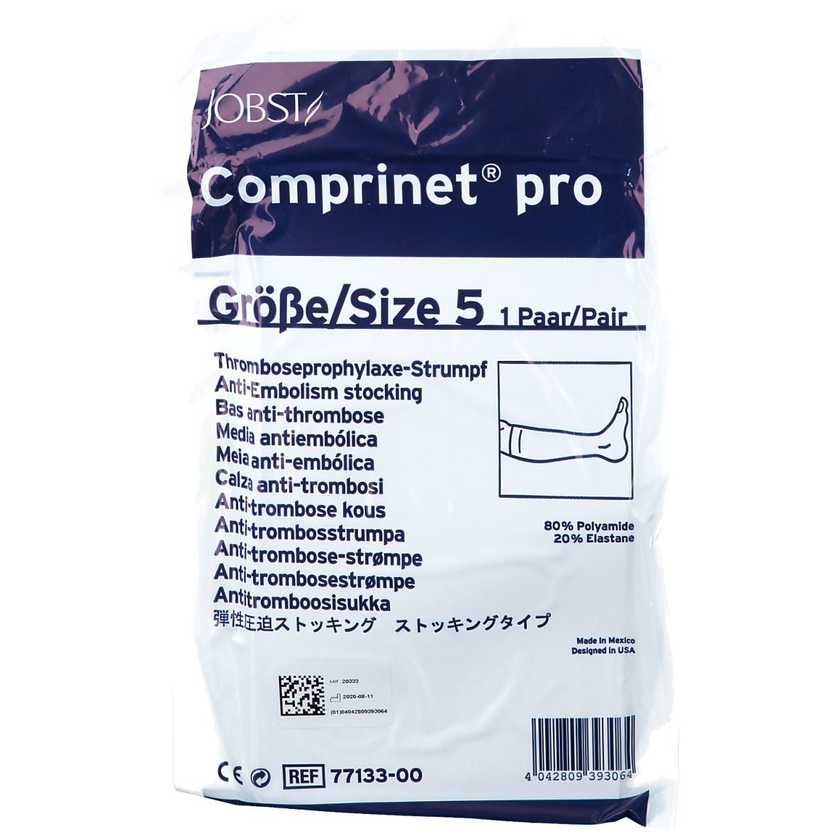 JOBST Comprinet® pro Bas anti-trombose Taille 5 (53 - 66 cm) 1 pc(s ...