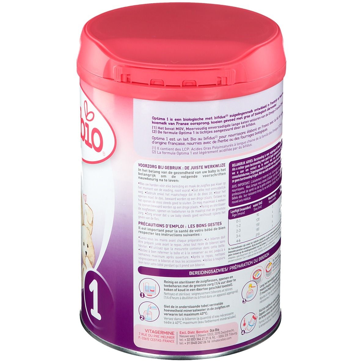 babybio® OPTIMA 1 900 g - Redcare Pharmacie