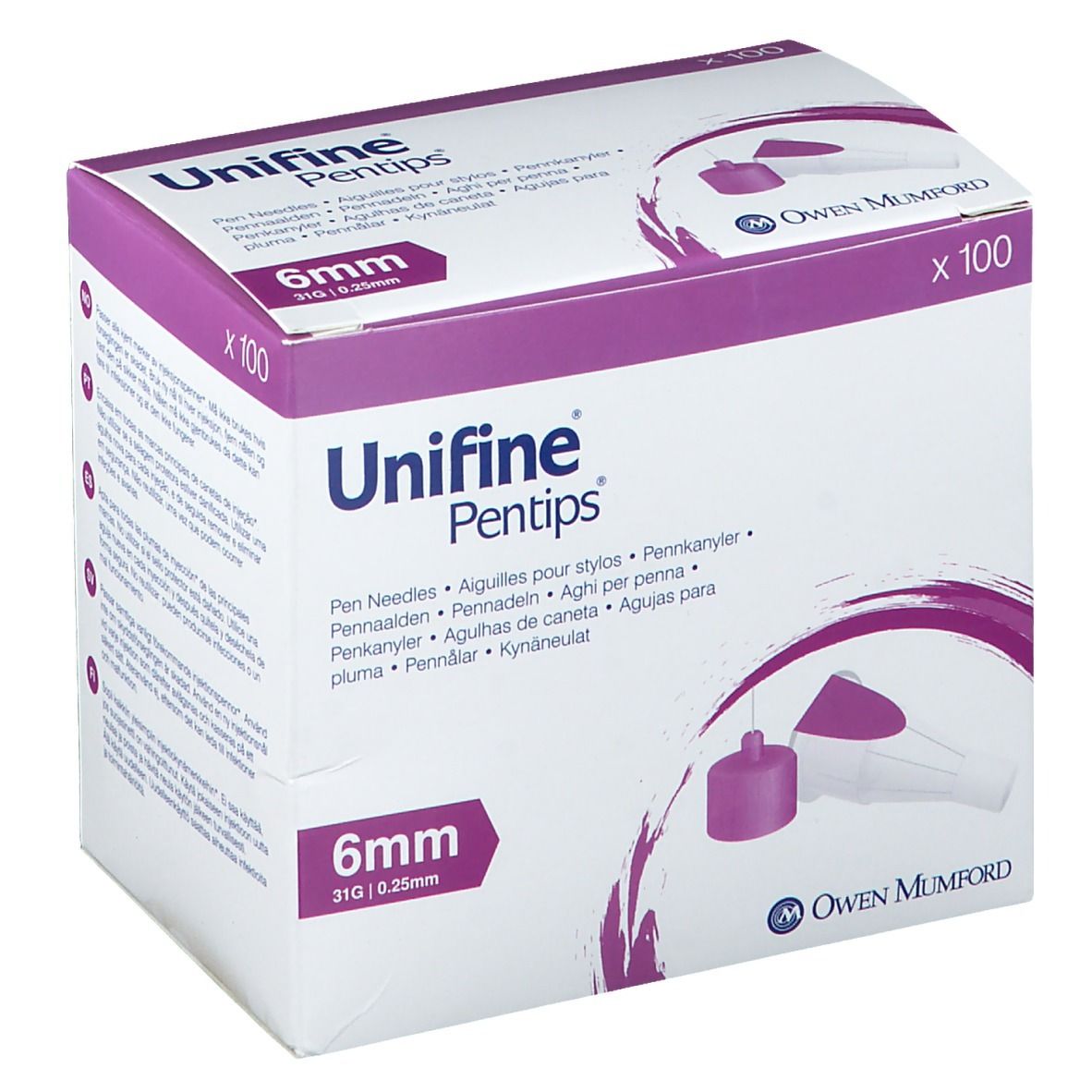 Unifine Aiguille Stérile 31G 6 Mm An3590 100 pc(s) - Redcare Pharmacie