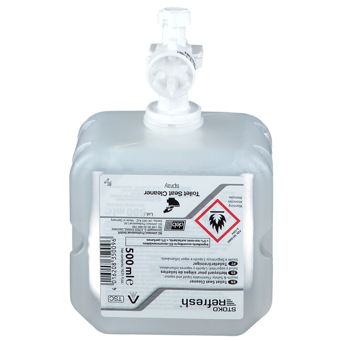 Stoko Refresh Toilet Seat Clean Spray 500 ml - Redcare Pharmacie