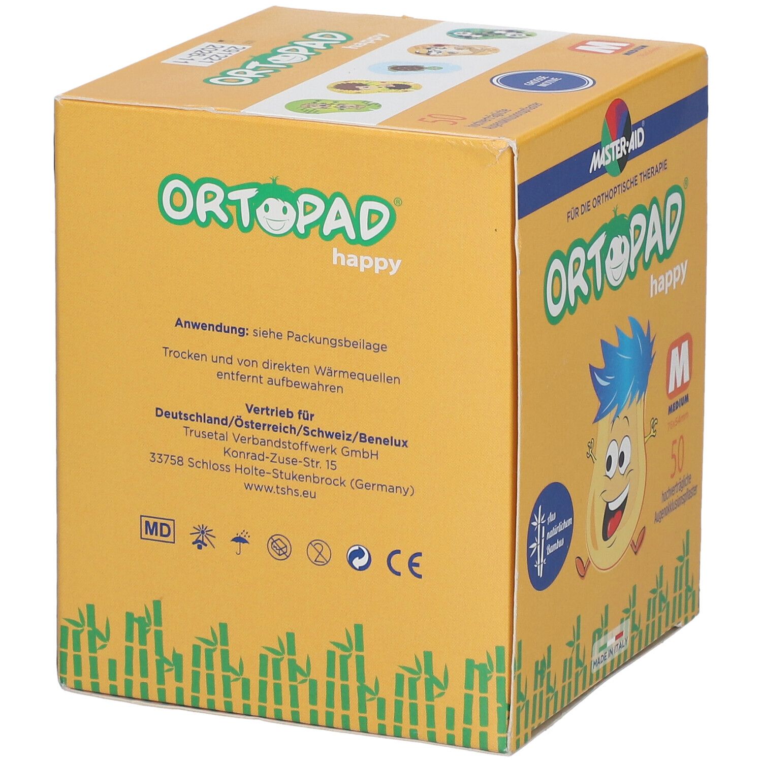 Ortopad Happy Medium Pansements Yeux 50 pc(s) - Redcare Pharmacie