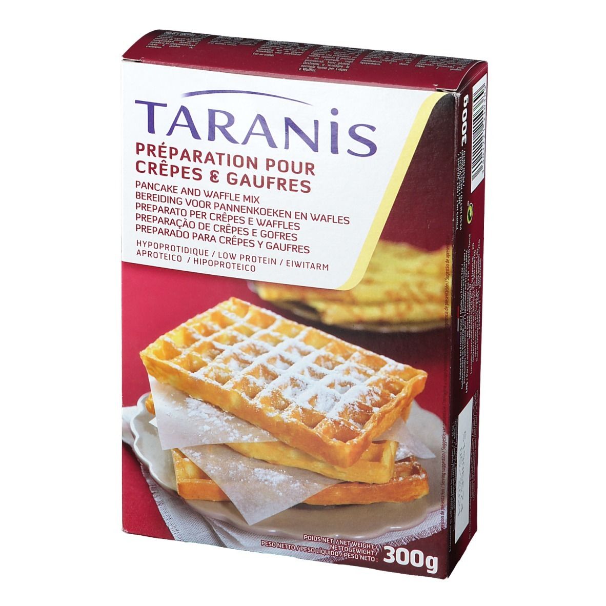 Taranis Préparation crêpes et gaufres 300 g - Redcare Pharmacie