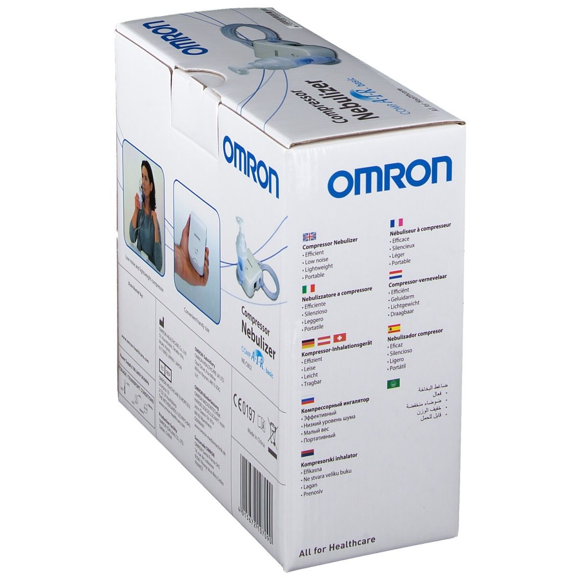 Omron CompAIR Basic Aérosol/Nébuliseur C802 1 pc(s) - Redcare Pharmacie