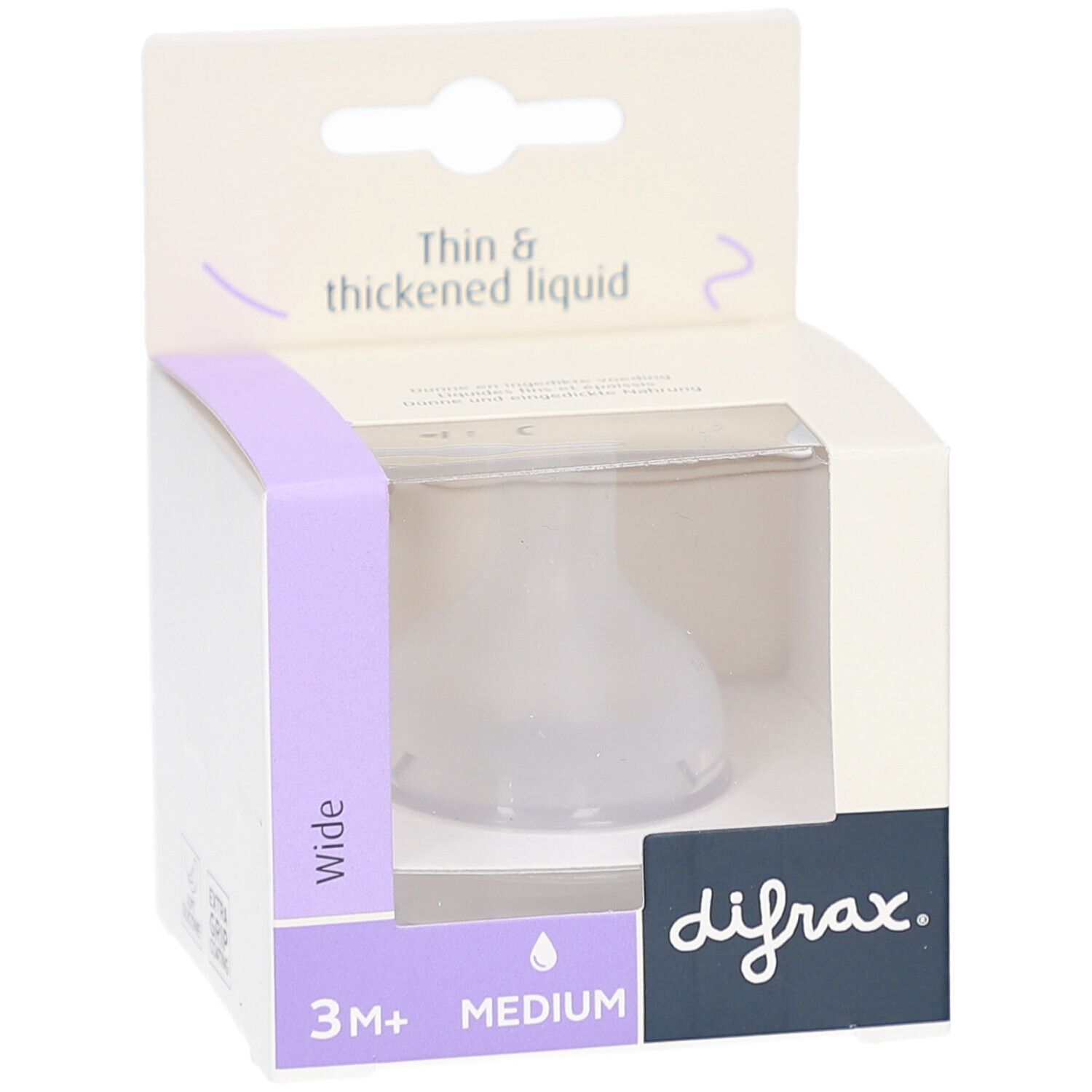 Difrax® Tétine Wide Medium 2 pc(s) - Redcare Pharmacie