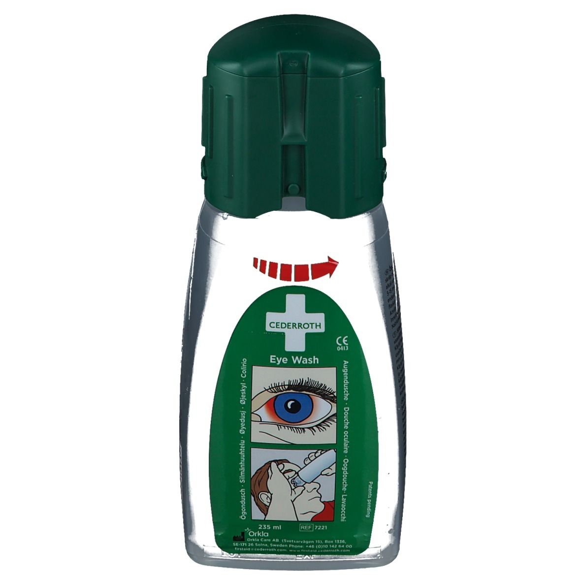 Covarmed Cederroth Eye Wash Mini 235 ml - Redcare Pharmacie